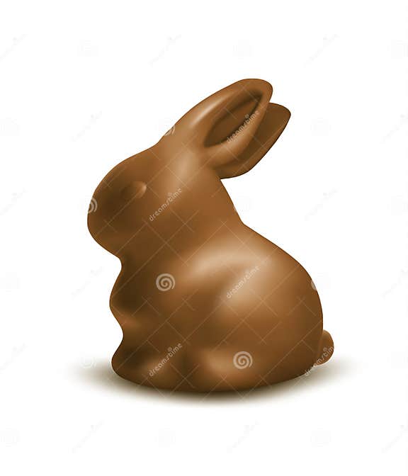 Easter chocolate bunny stock vector. Illustration of cartoon - 39473468