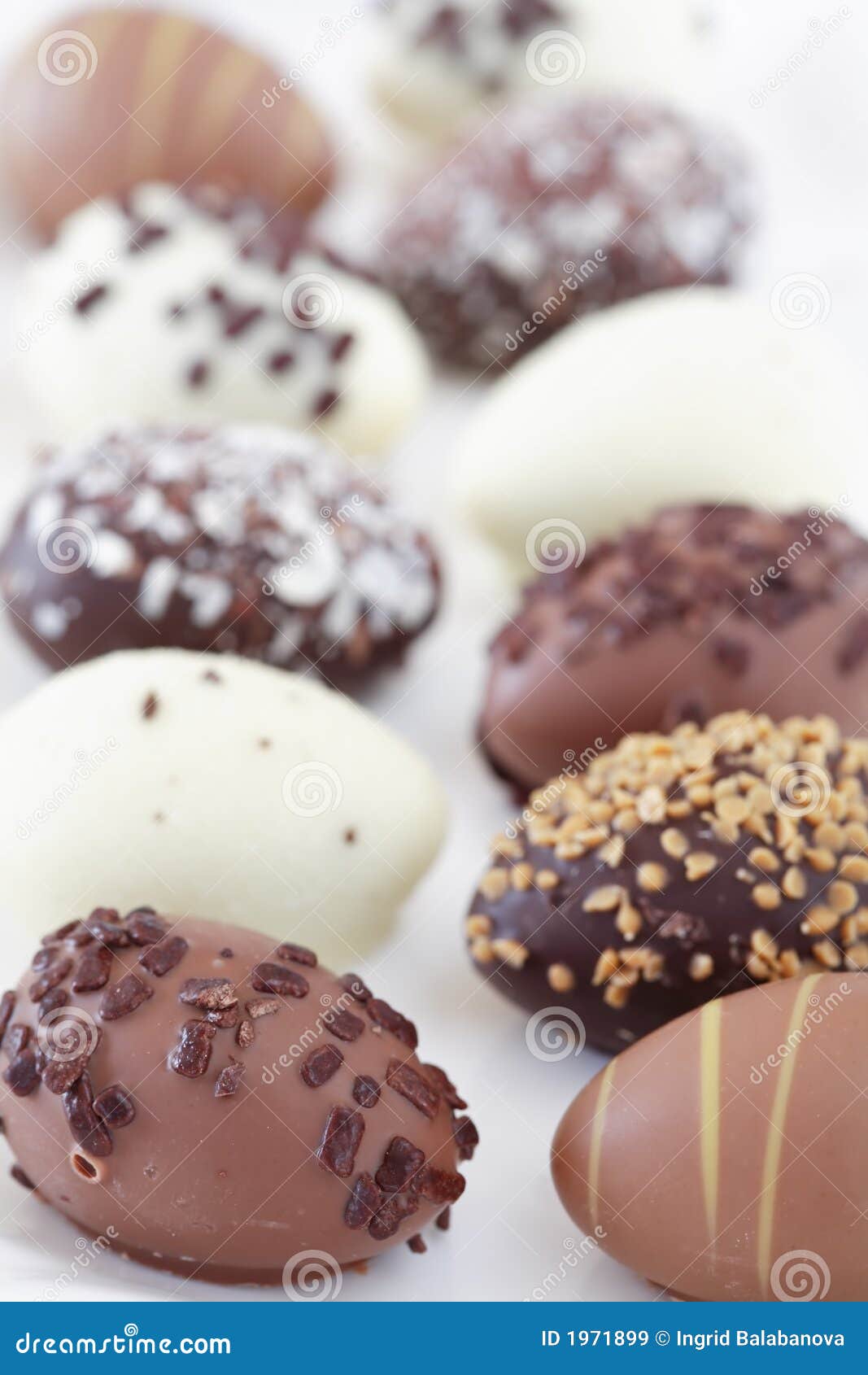 Easter chocolate eggs stock image. Image of easter, spring - 1971899