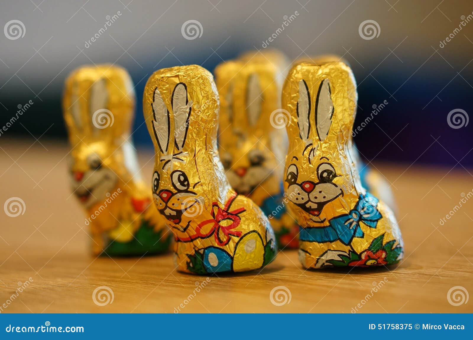 Easter chocolate rabbits stock image. Image of rabbits - 51758375