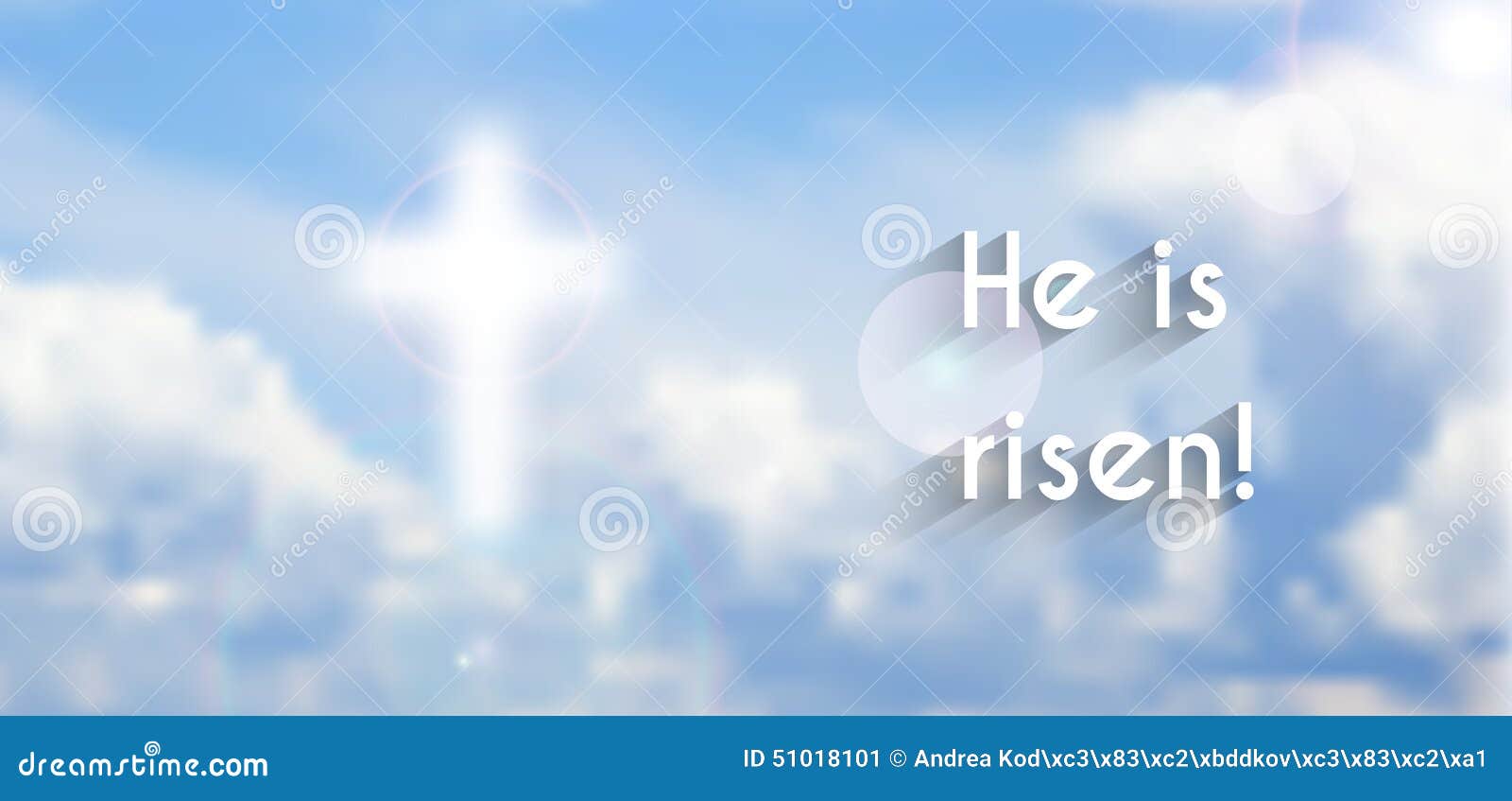 Easter Christian Motive, Resurrection Stock Vector - Illustration of ...