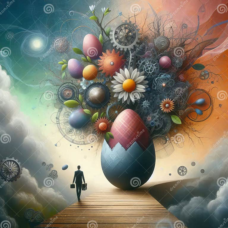 Easter Concept Art Surreal or Abstract Interpretations of Easter Stock ...