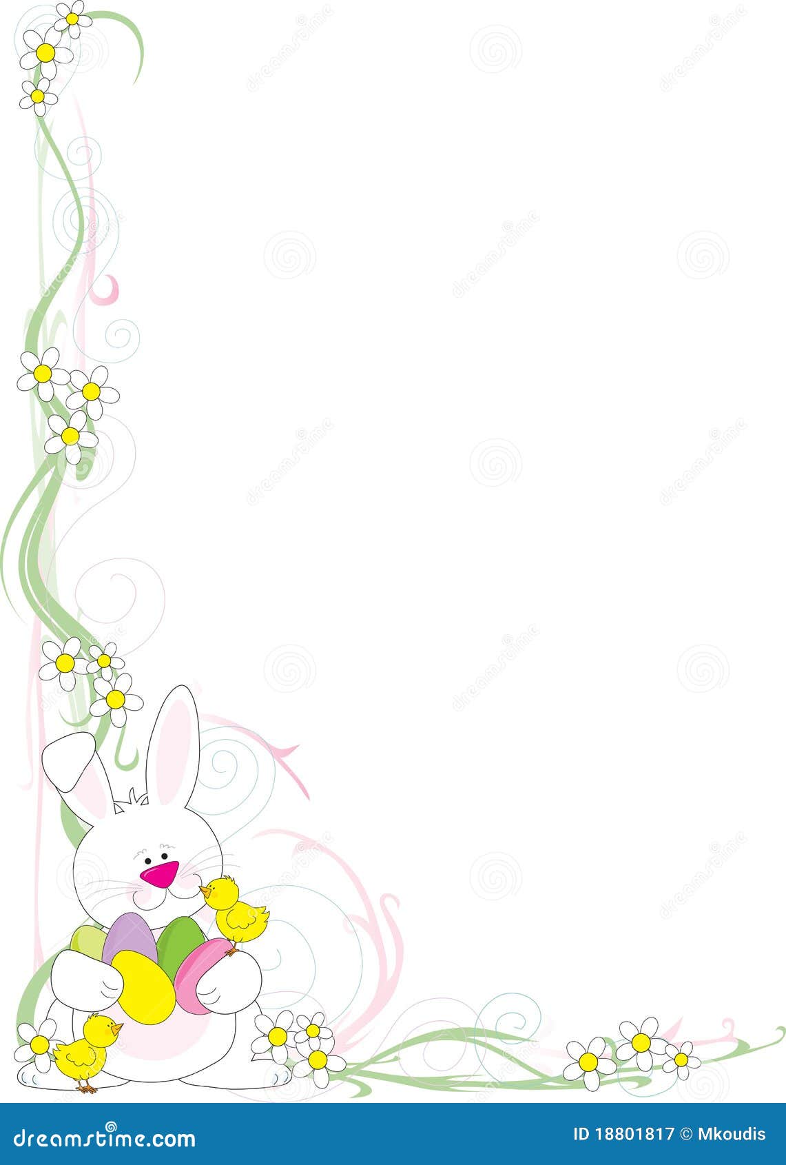 Easter Corner Royalty Free Stock Photography - Image: 18801817