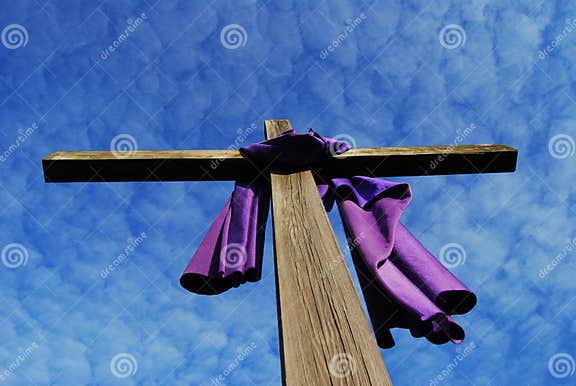 Easter Cross 2 stock photo. Image of devotional, wood - 4327754