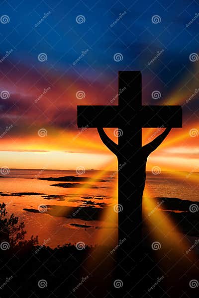 Easter Cross stock photo. Image of peaceful, outdoor, belief - 4105352