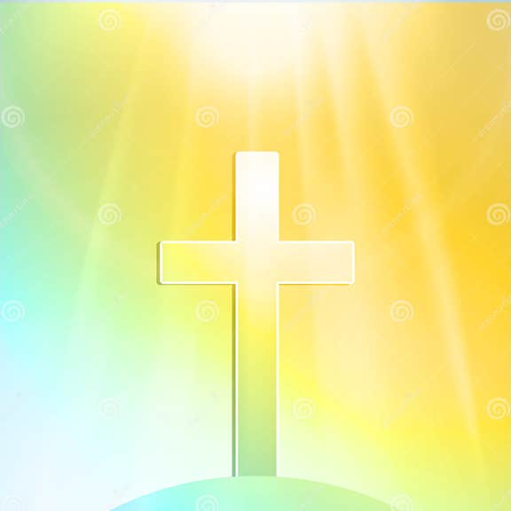 Easter cross stock illustration. Illustration of eps10 - 37449190