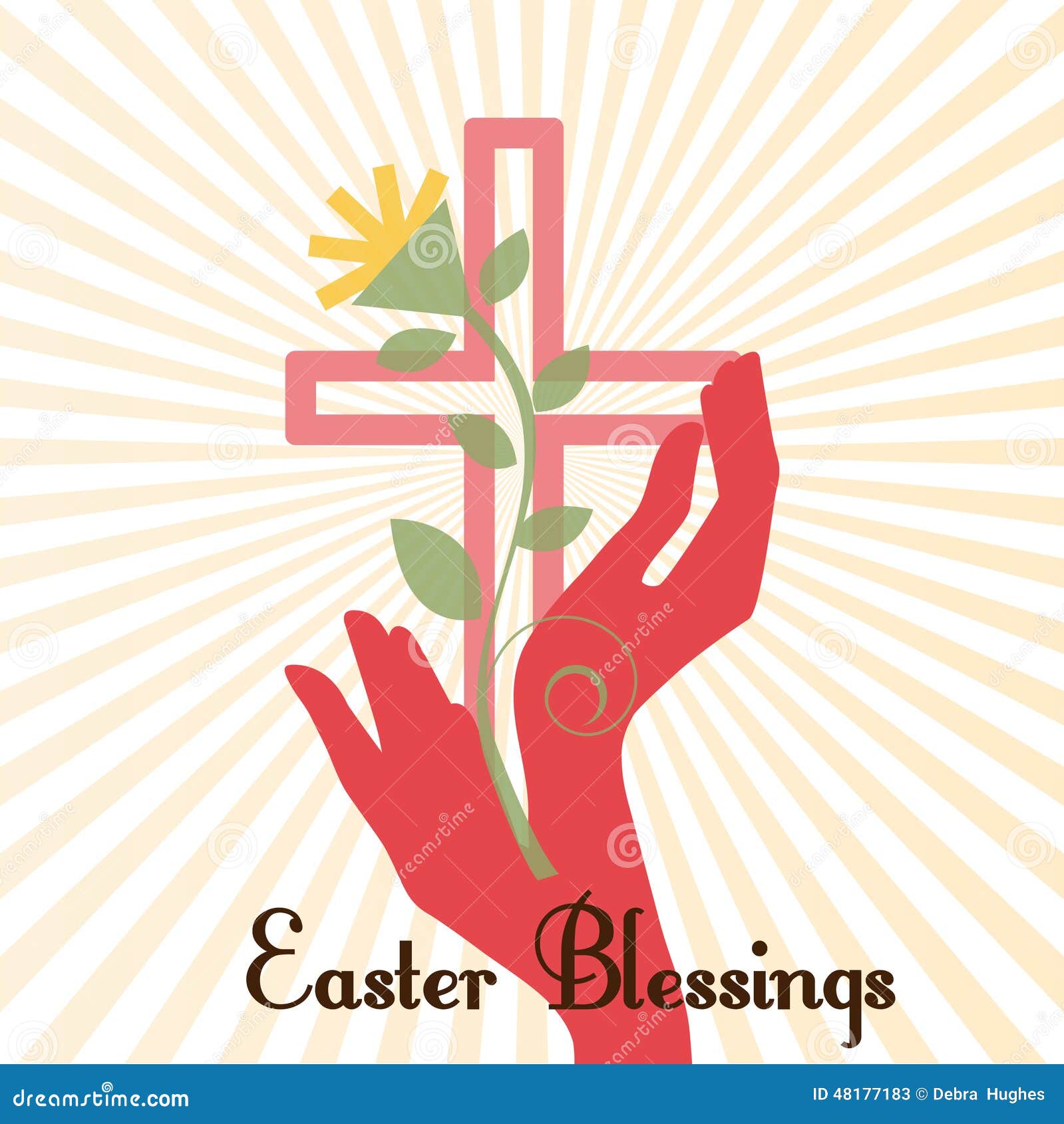 Ribbon Cross Easter Blessings Burlap Cross Wreath Perfect For Easter