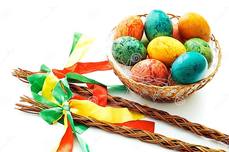 Easter stock photo. Image of time, green, basket, holiday - 40134342