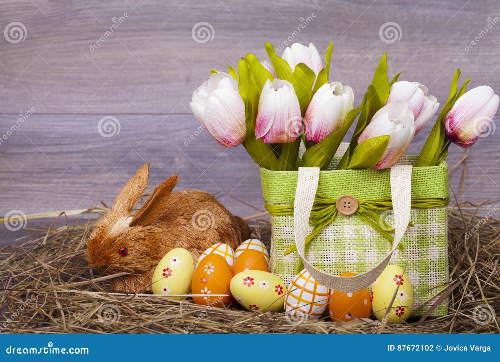 Easter decoration stock photo. Image of holiday, decoratived - 87672102