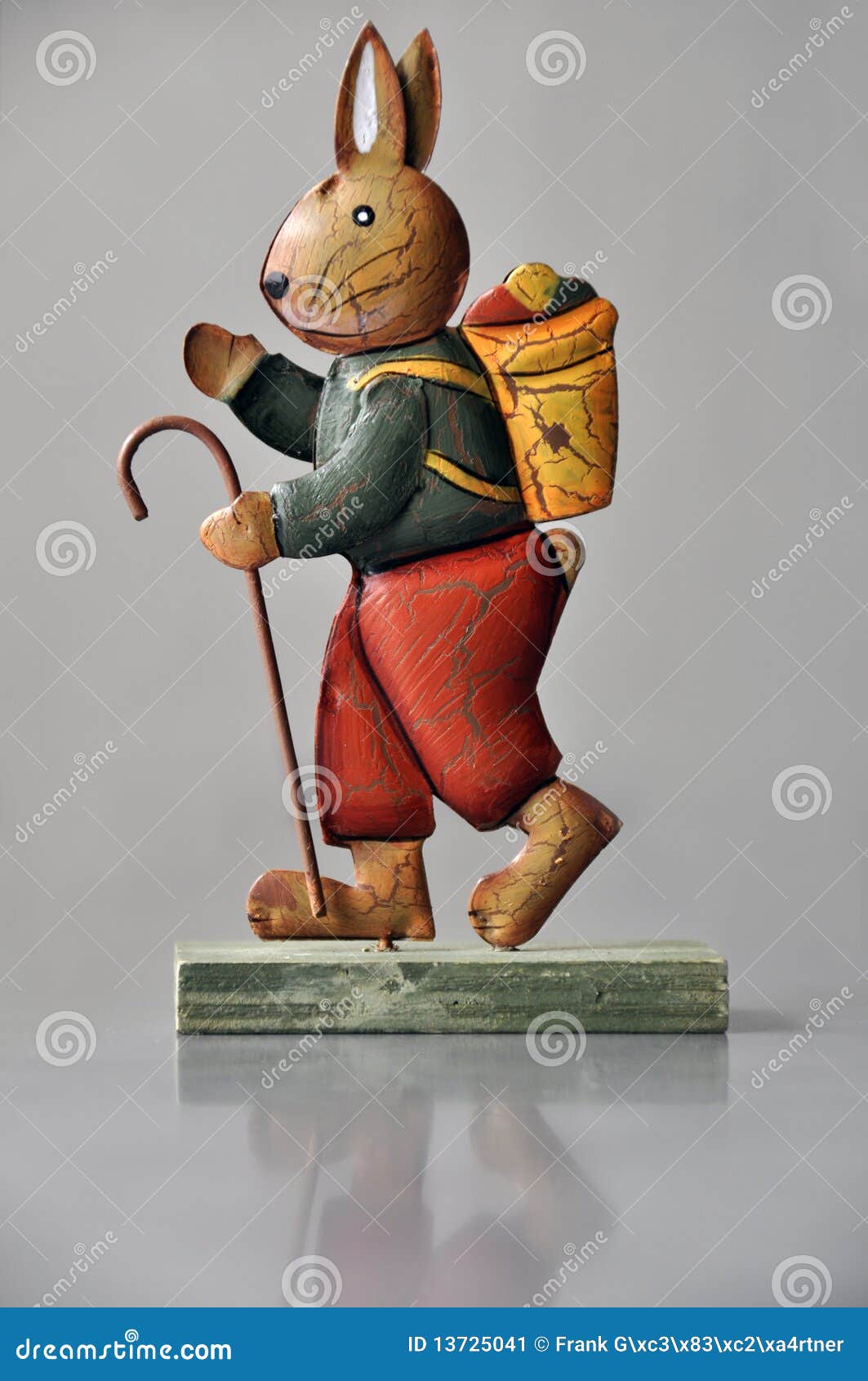 Easter Decoration - Marching Bunny Stock Image - Image of easter ...