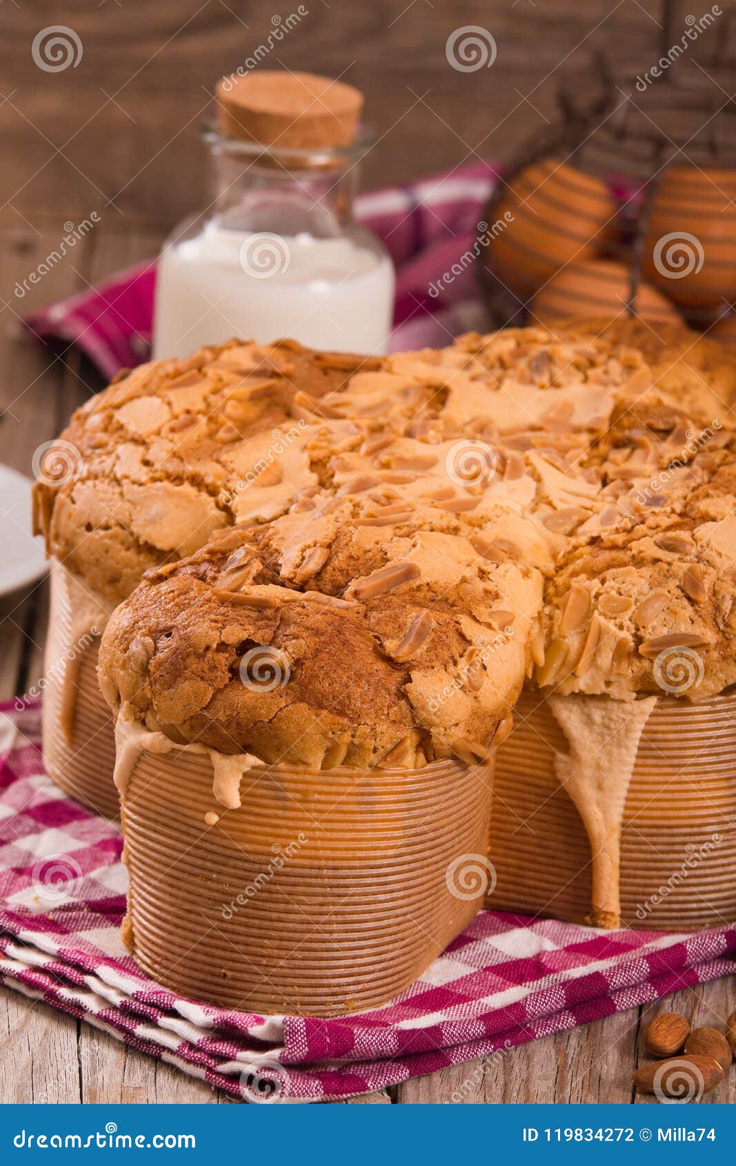 Easter Dove Bread Colomba Pasquale Stock Photo - Image of gastronomy ...