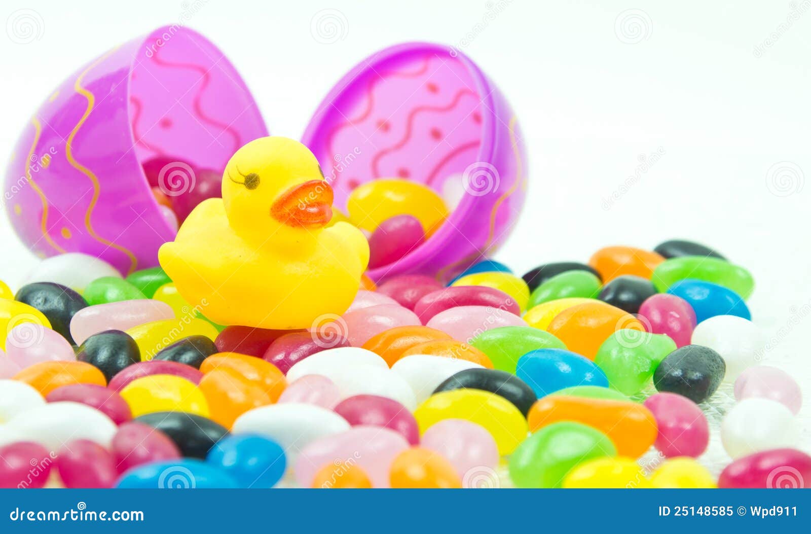 Easter Duck stock image. Image of bunny, easter, bean - 25148585