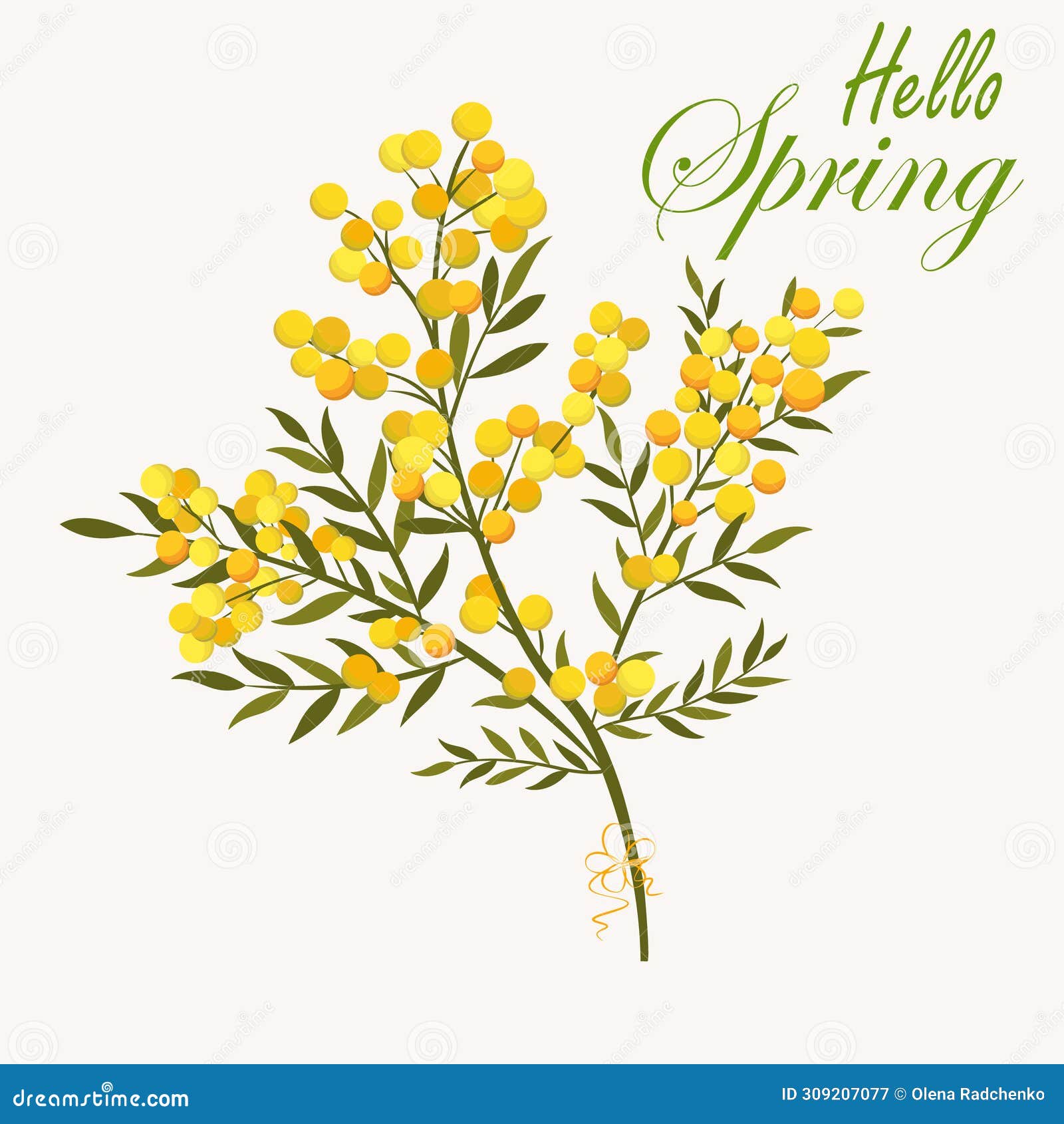 Easter Early Spring Flowers Bucket. Easter Colorful Flat Elements ...