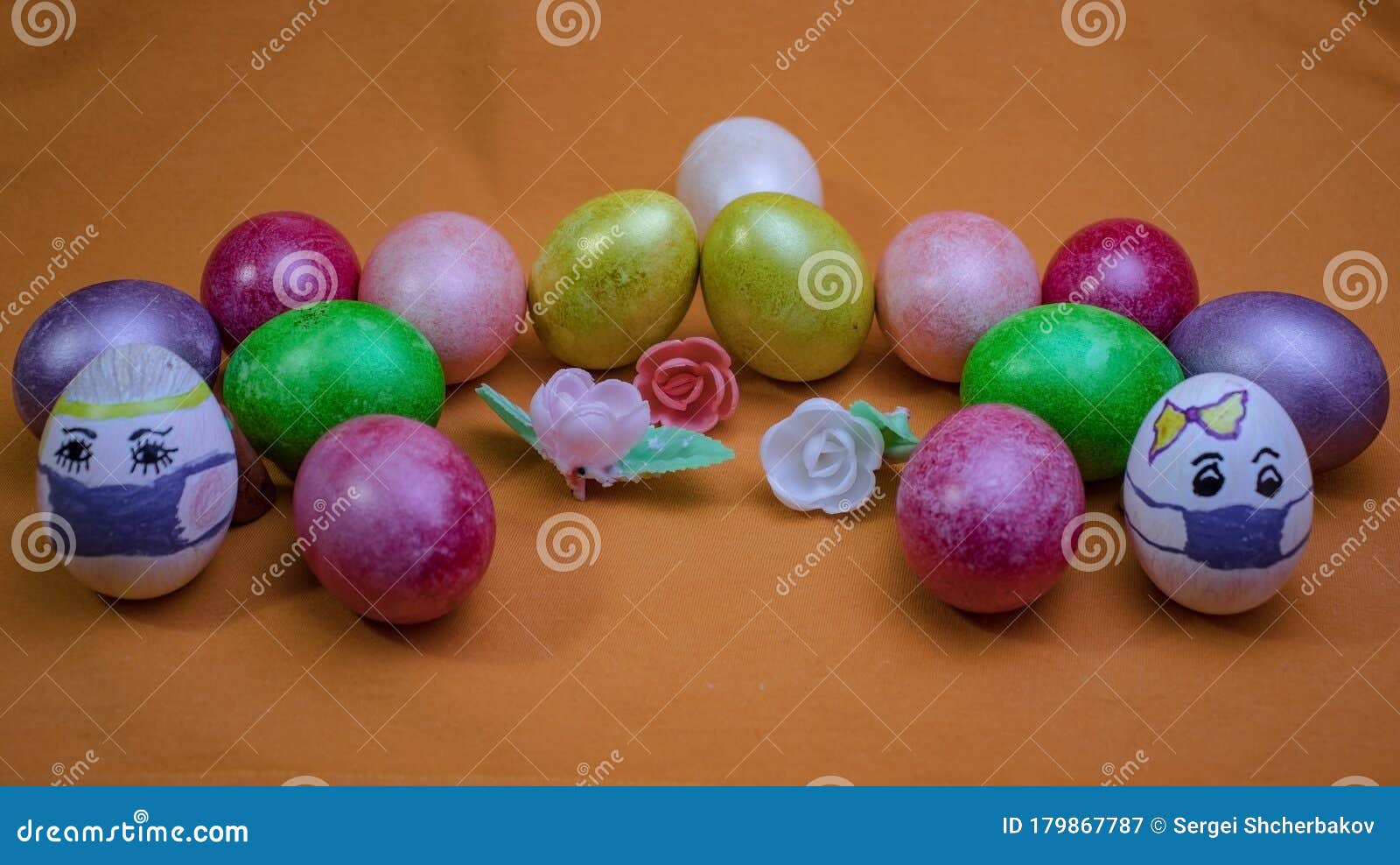 Easter egg stock image. Image of face, dangerous, easter - 179867787