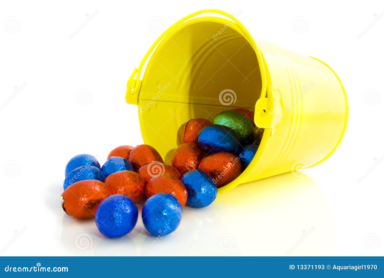Easter egg bucket stock image. Image of color, easter - 13371193
