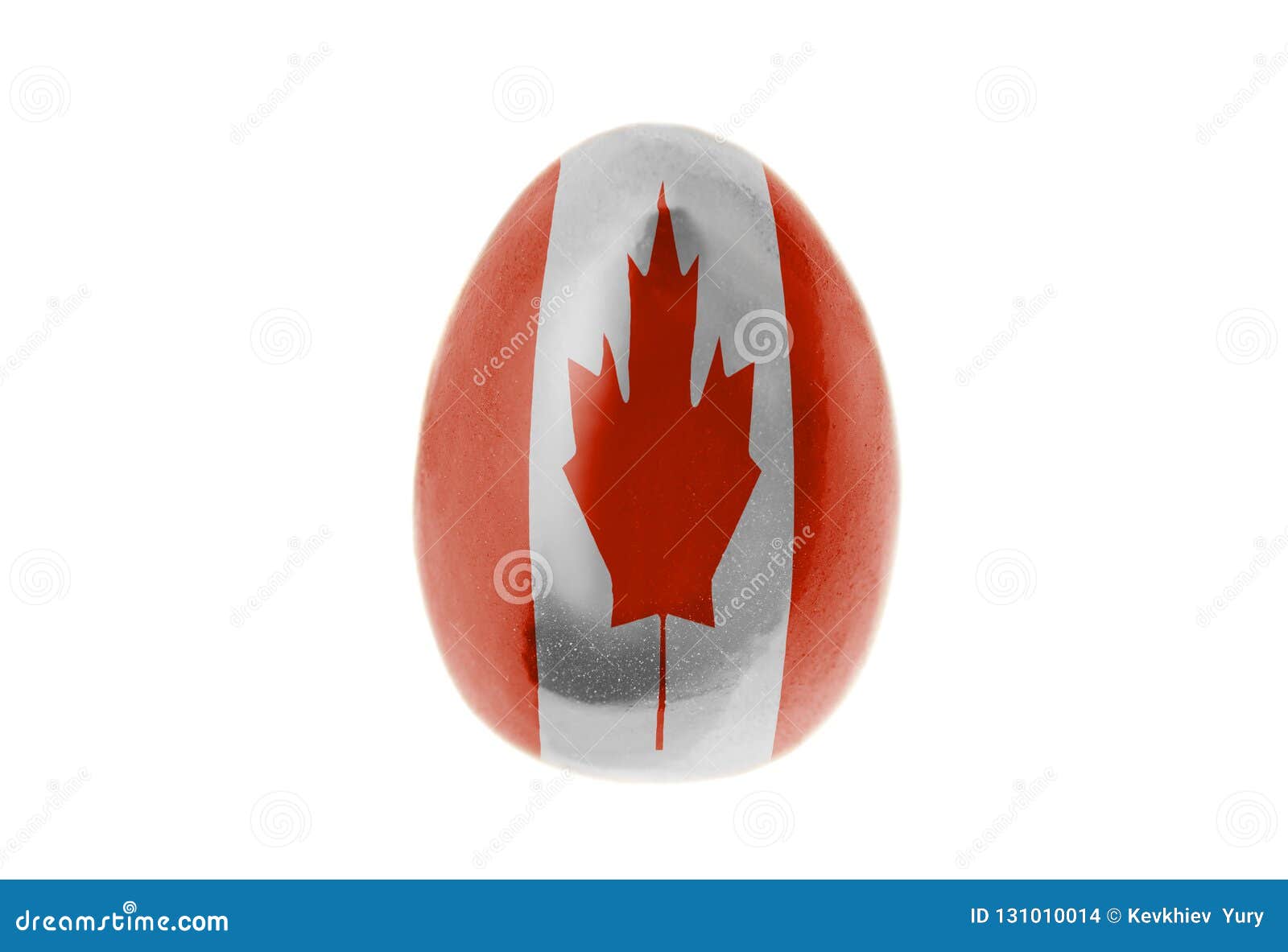 Easter Egg with Canadian Flag Stock Photo - Image of concept, glossy ...