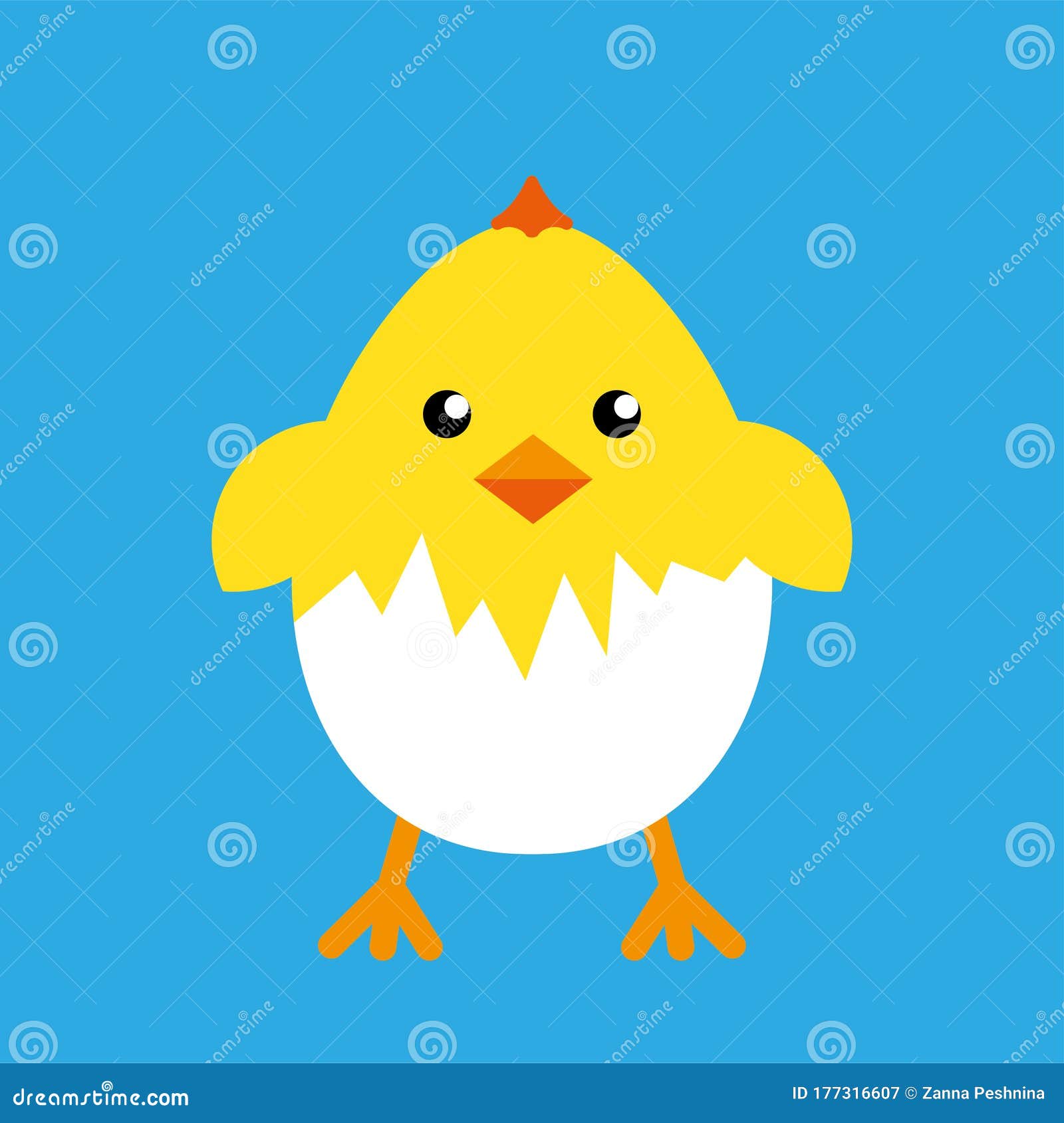 Happy Easter Egg Chick Sign, Background Vector Stock Vector ...