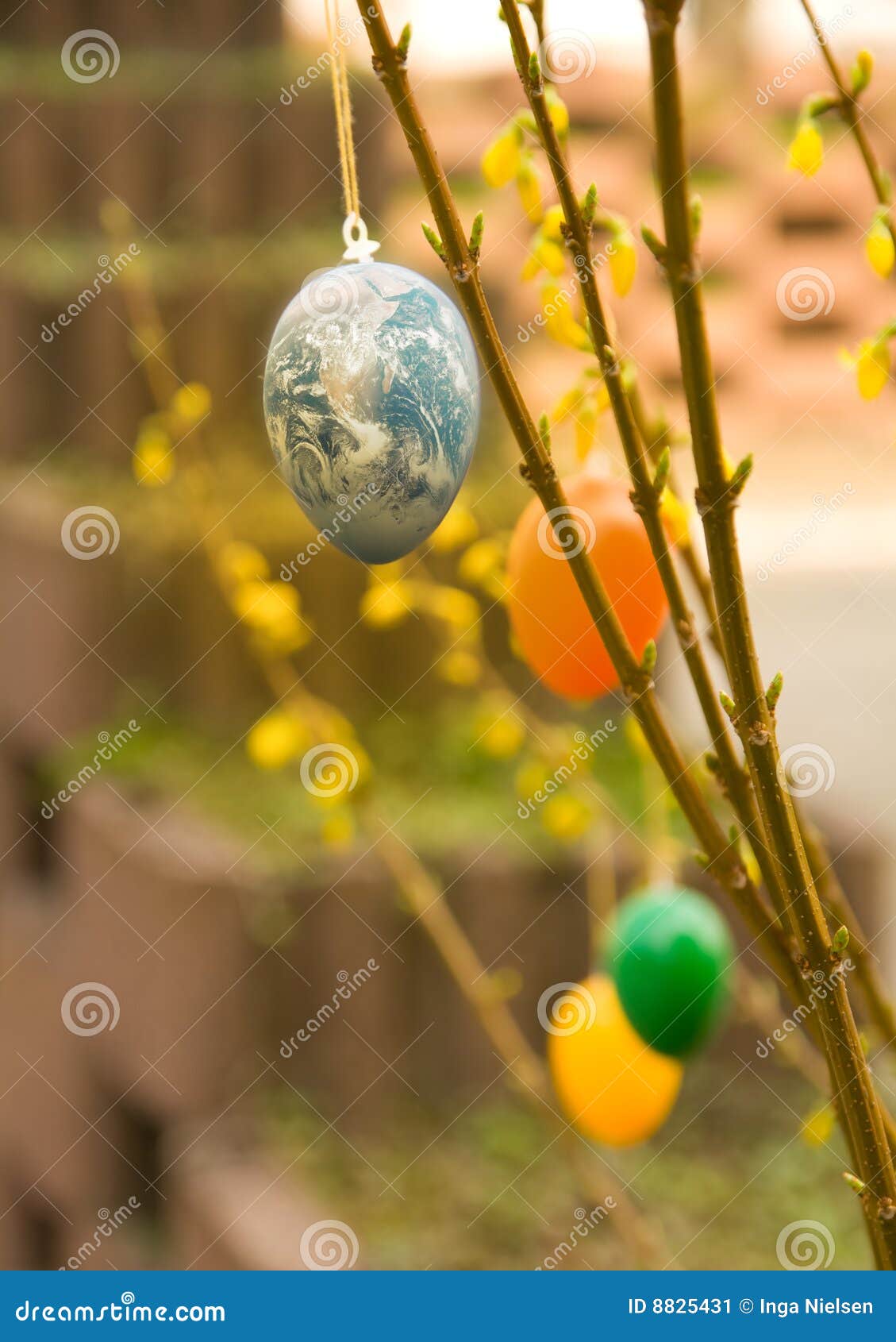 Easter egg Earth stock image. Image of religion, globe - 8825431