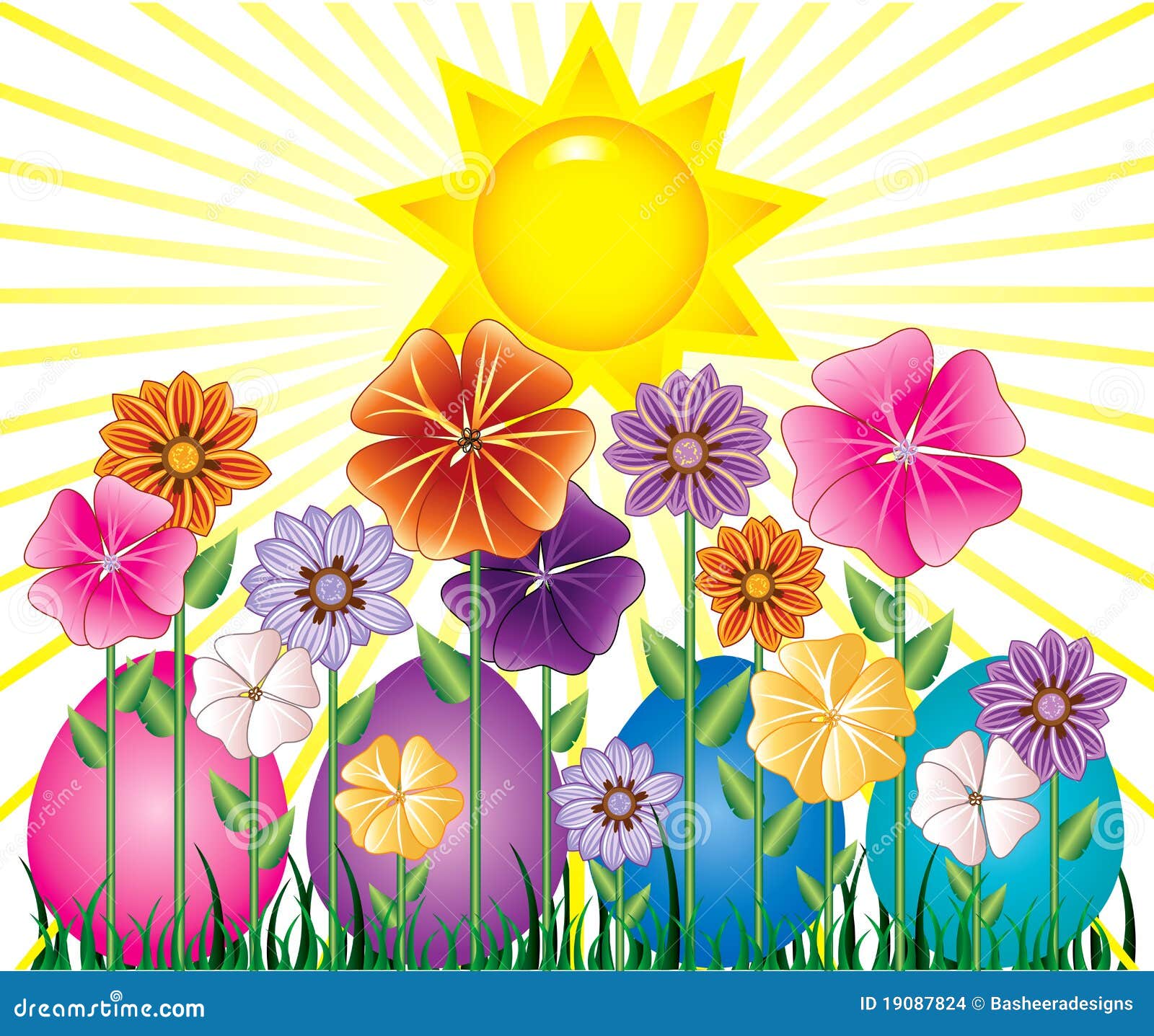 Spring Sunshine Clip Art