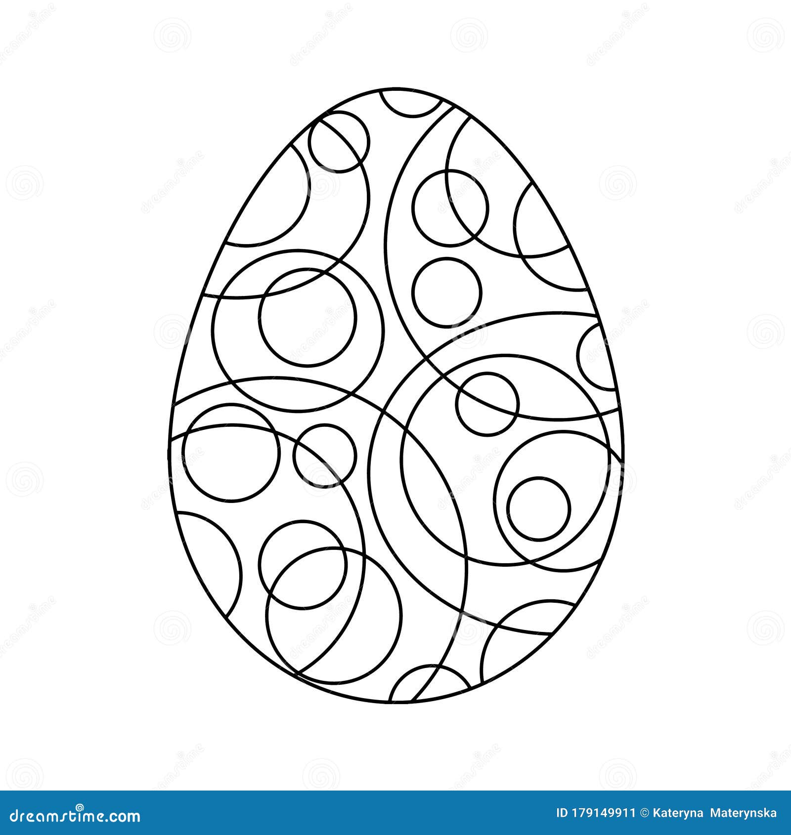 Easter Egg Linear Icon. Thin Line Illustration. Isolated Outline ...