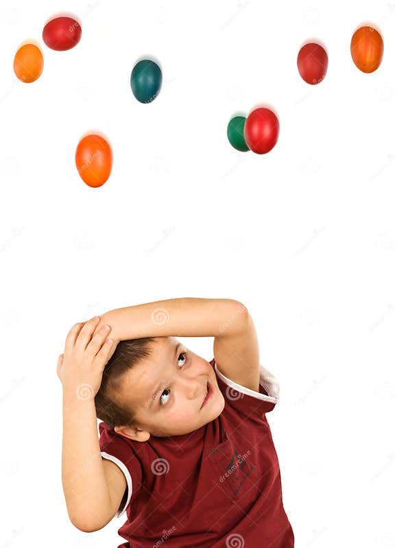 The easter egg menace stock photo. Image of caucasian - 8568784