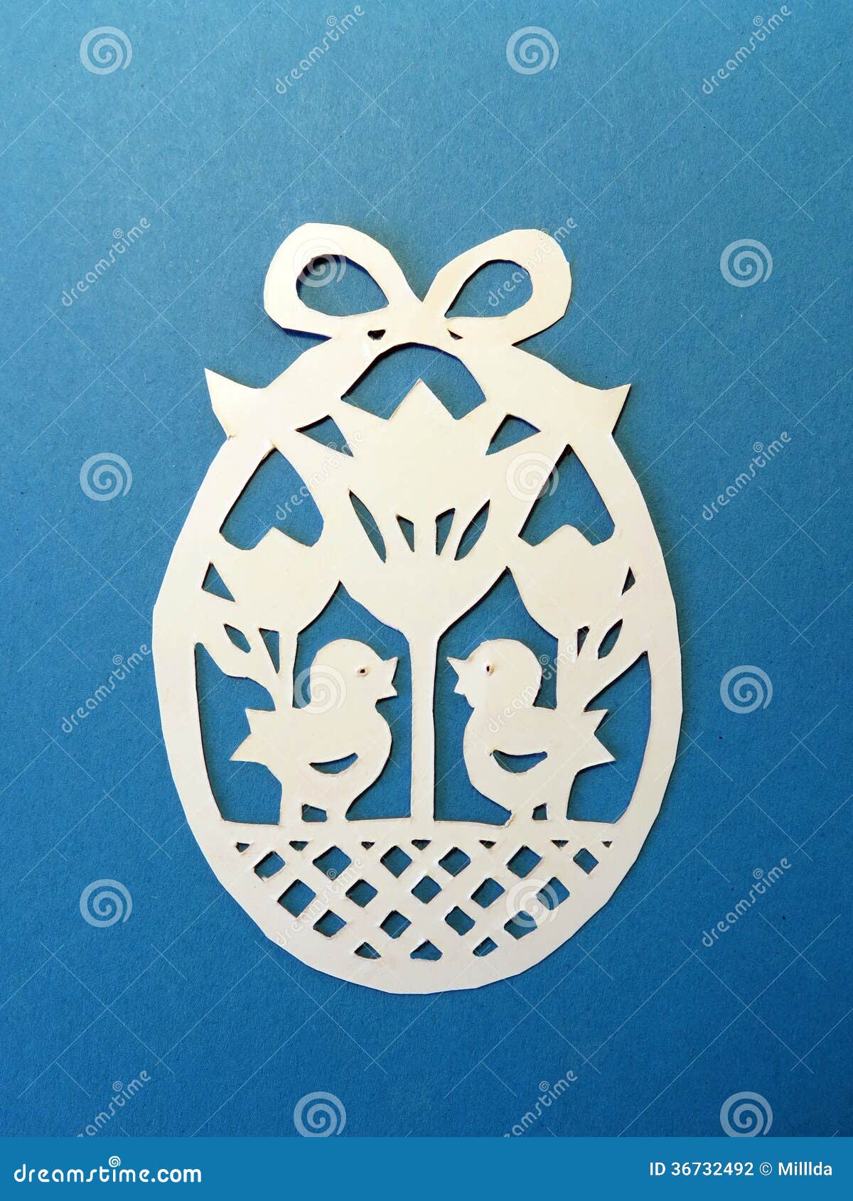 Easter egg. Paper cutting. stock photo. Image of cutting - 36732492