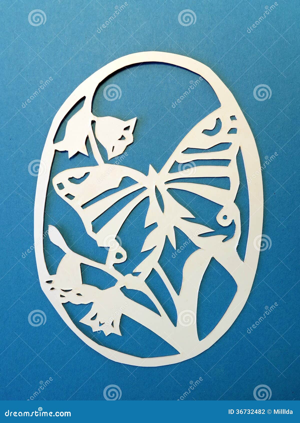 Easter egg. Paper cutting. stock photo. Image of ornaments - 36732482
