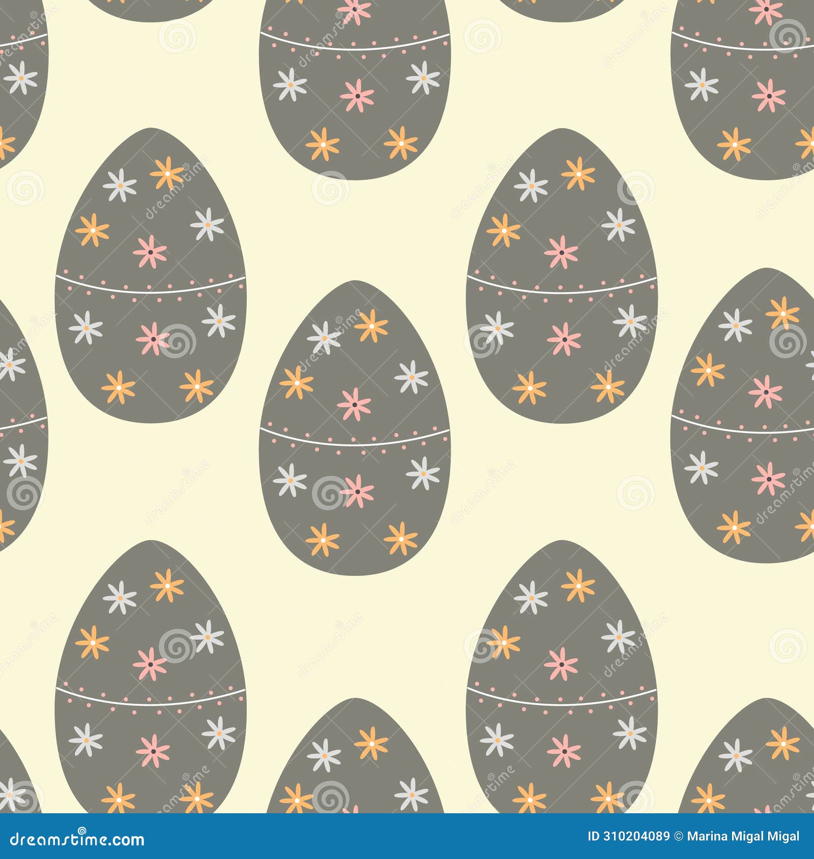 Easter Egg Seamless Pattern,symbol of Easter.Texture of Holiday Eggs ...