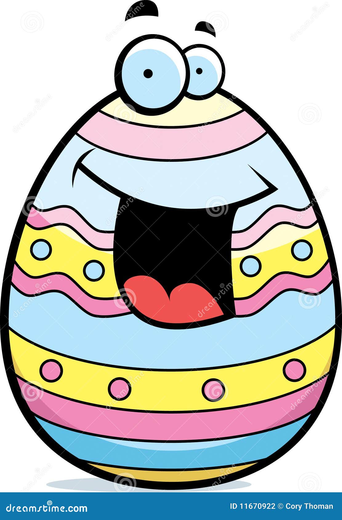 Easter Egg Smiling stock vector. Illustration of smiling - 11670922