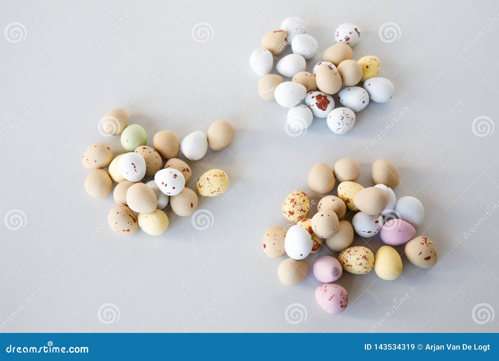 Easter egg sweets stock image. Image of three, piles - 143534319