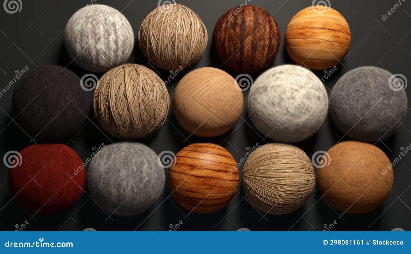 Unique Wood Textures for Xbox 360 - Spherical Sculptures with Unreal ...
