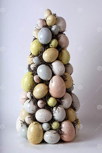 Easter egg tree stock photo. Image of colourful, festive - 17768376