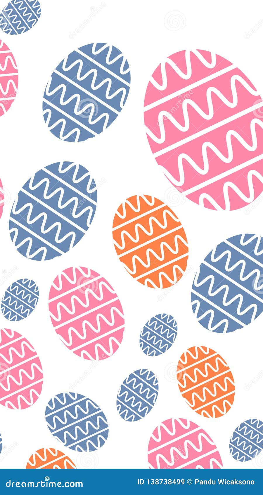 Easter Egg Trendy Pattern Wallpaper for Dekstop and Smartphone ...