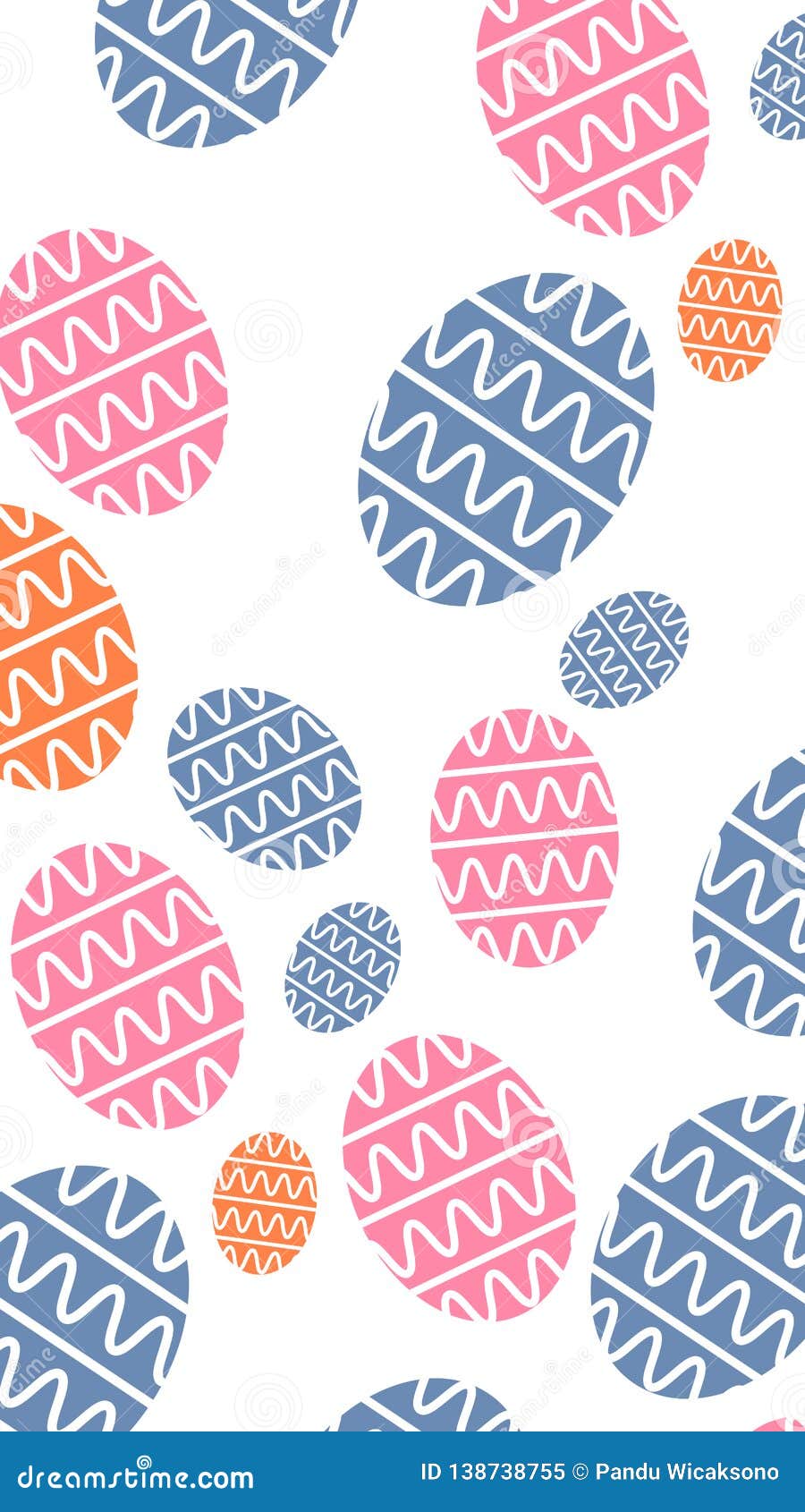 Easter Egg Trendy Pattern Wallpaper for Dekstop and Smartphone ...