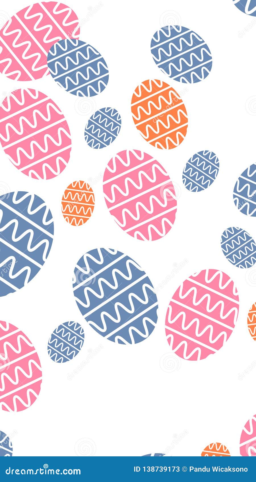 Easter Egg Trendy Pattern Wallpaper for Dekstop and Smartphone ...