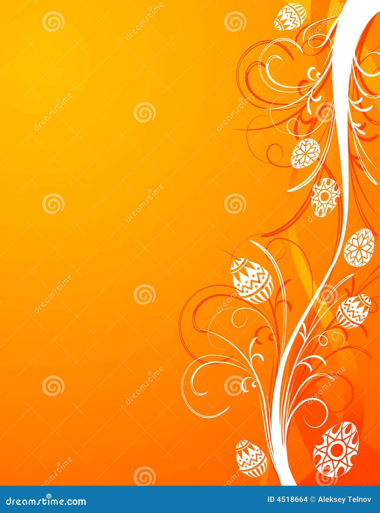 Easter eggs stock vector. Illustration of seasonal, belief - 4518664