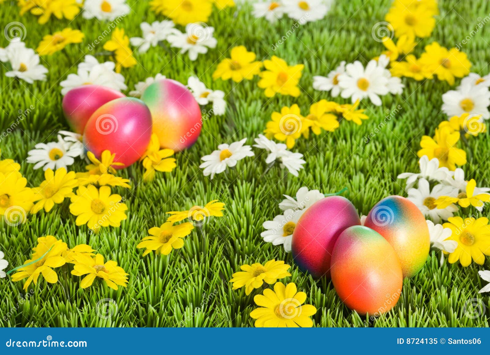 Easter eggs stock image. Image of springtime, tradition - 8724135