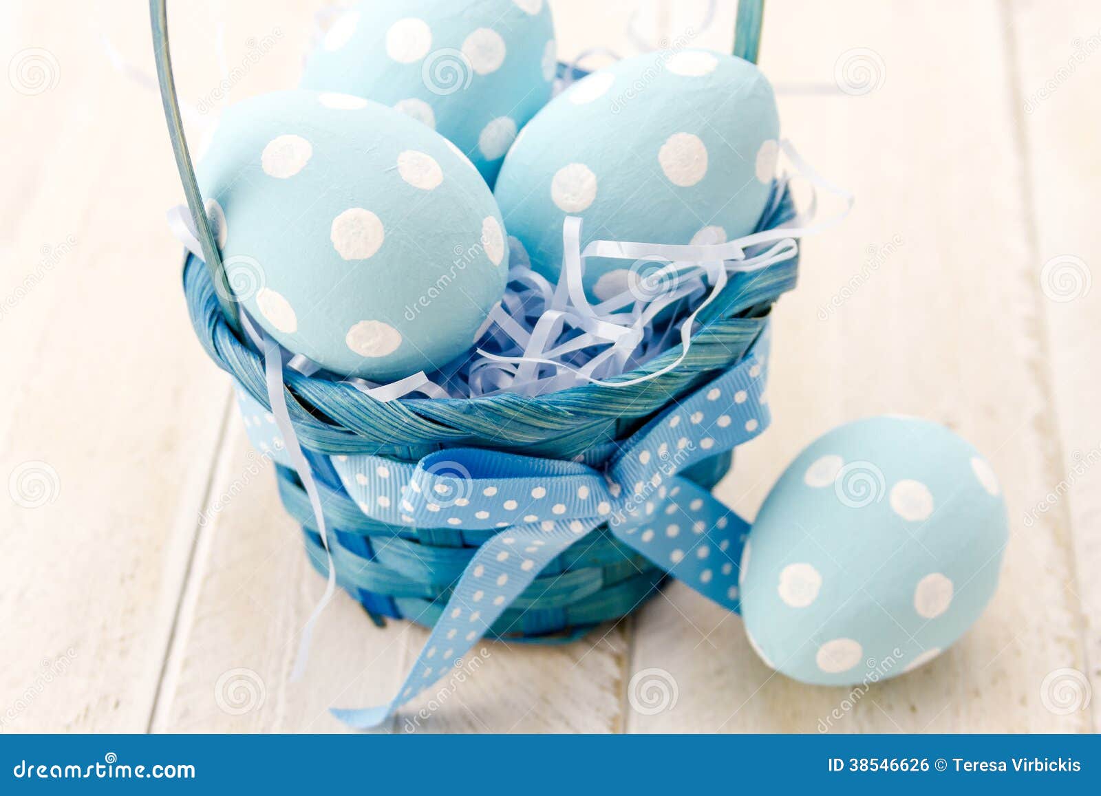 Easter Eggs and Baskets stock photo. Image of crafts - 38546626