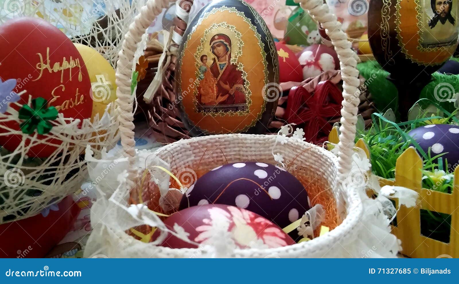 Easter eggs stock image. Image of russian, tradition - 71327685