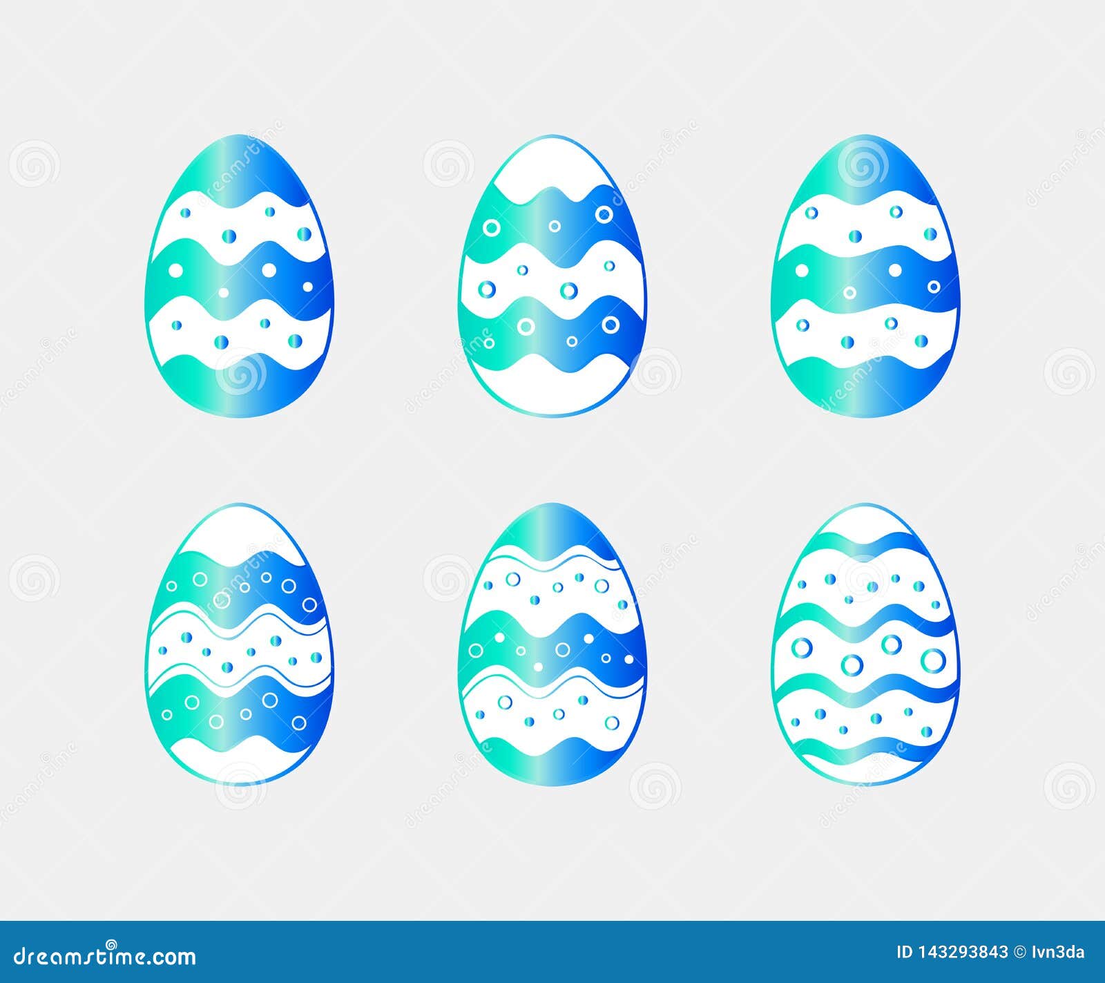 Easter eggs icons set stock vector. Illustration of celebrate - 143293843