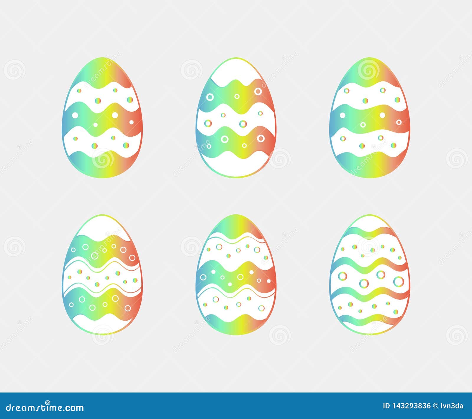 Easter eggs icons set stock vector. Illustration of celebrate - 143293836