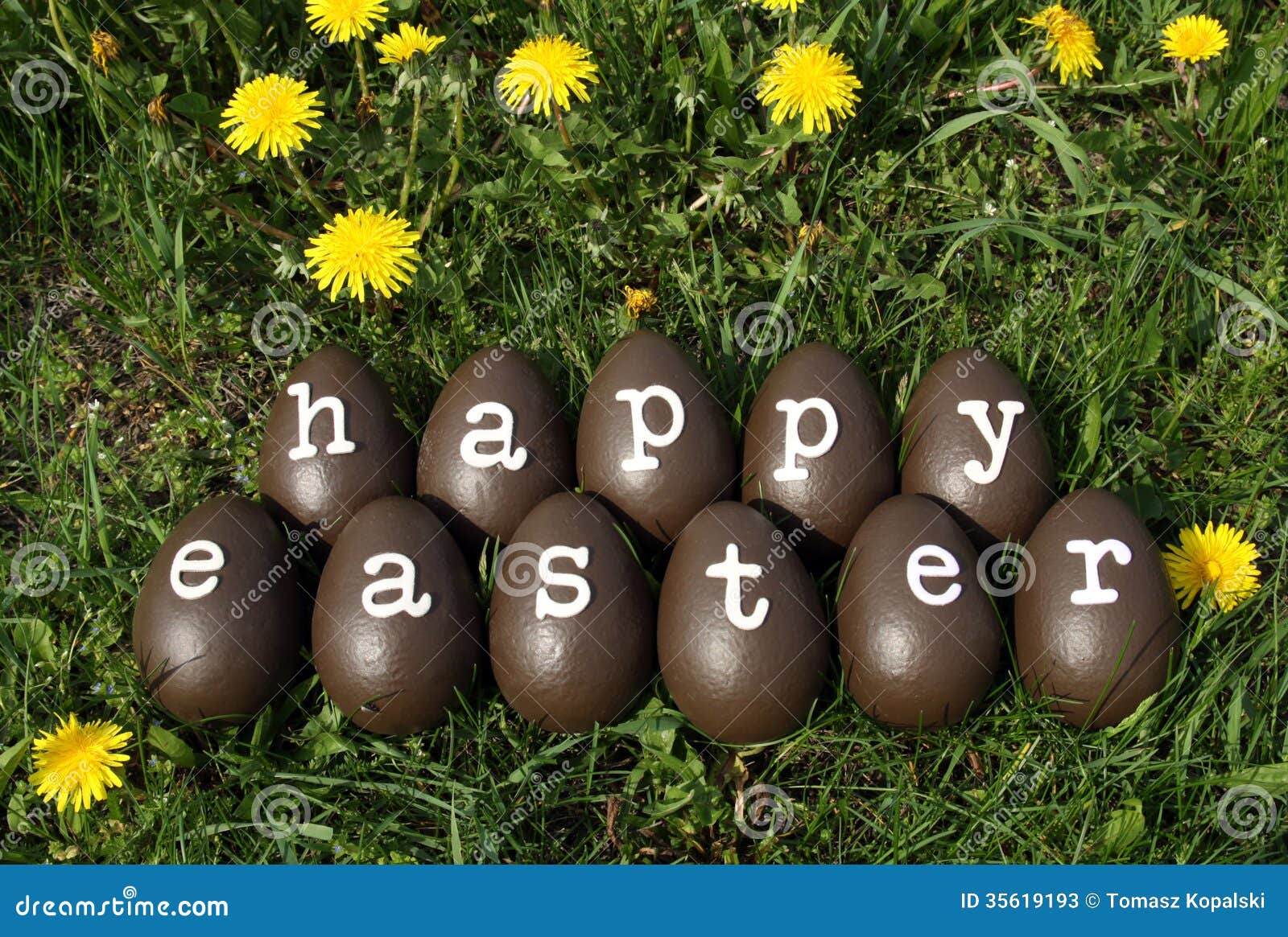 The Easter eggs stock image. Image of eggs, bloom, text - 35619193