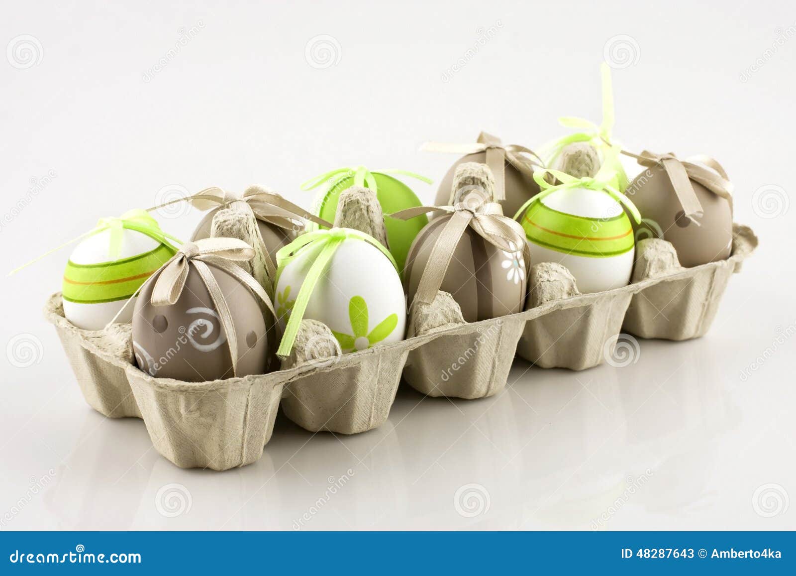 Easter eggs in the package stock image. Image of festive - 48287643