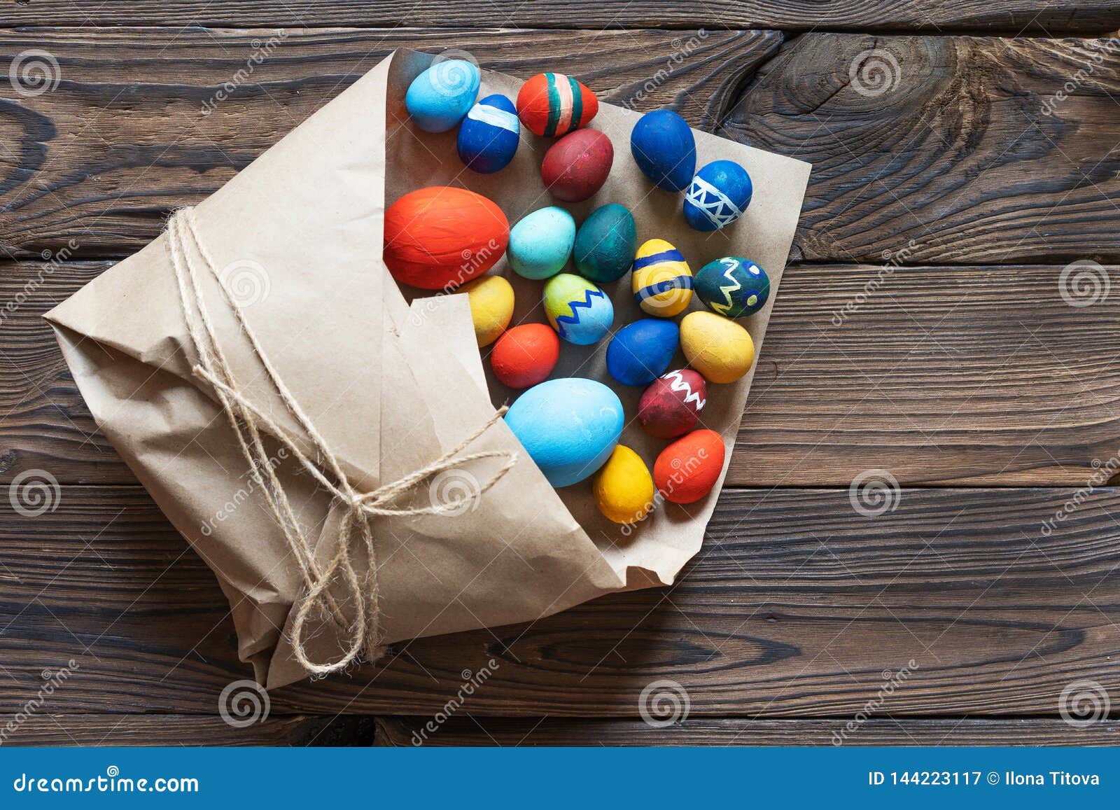 Easter Eggs in Paper Packaging Stock Image - Image of palette, april ...