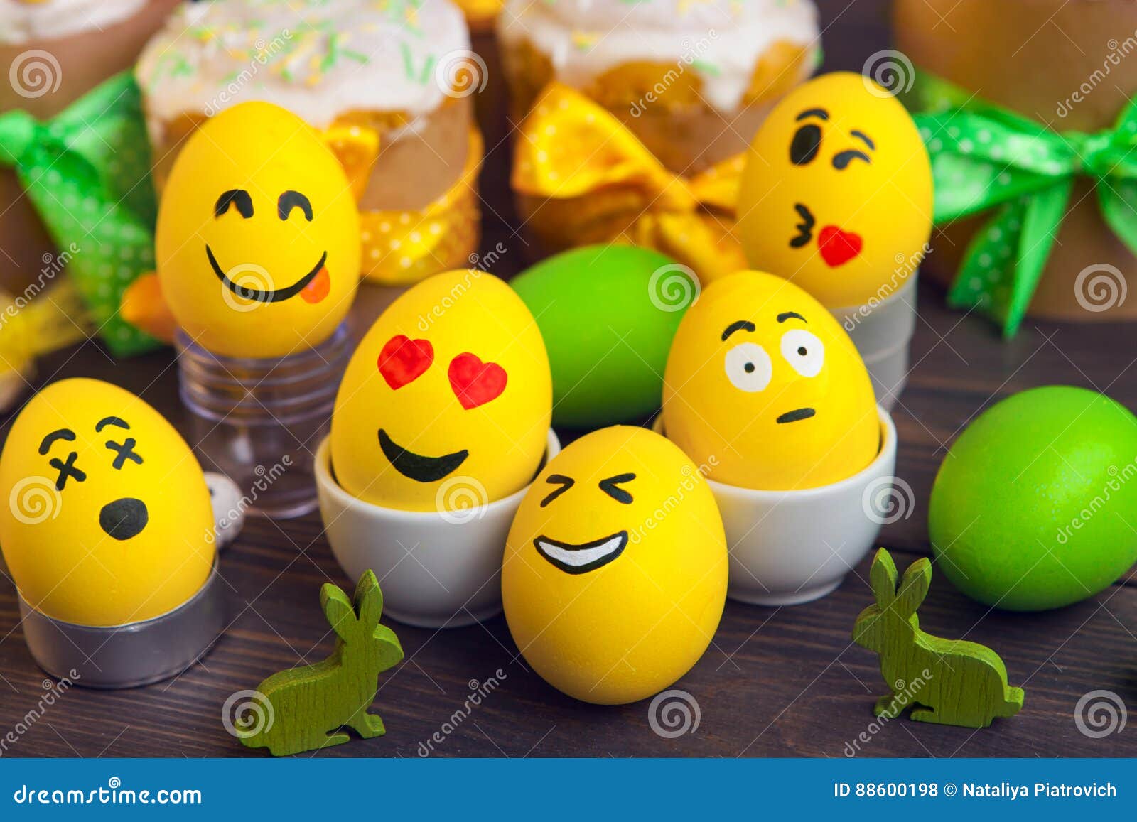 Eggs With Smiley Faces Stock Photography | CartoonDealer.com #29074028