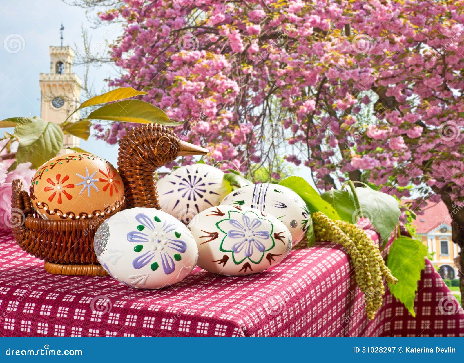 Easter eggs stock image. Image of multi, group, beautiful - 31028297