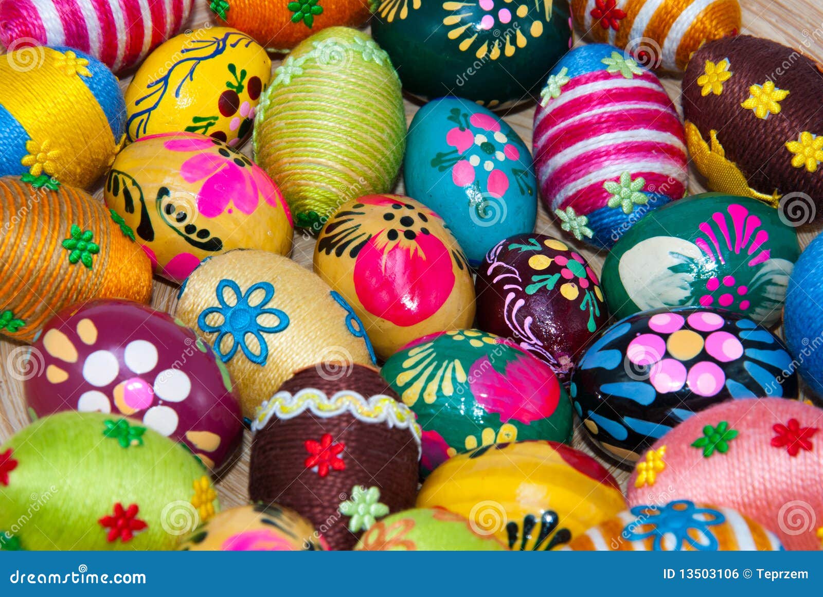 Easter eggs texture stock photo. Image of colorful, handmade - 13503106
