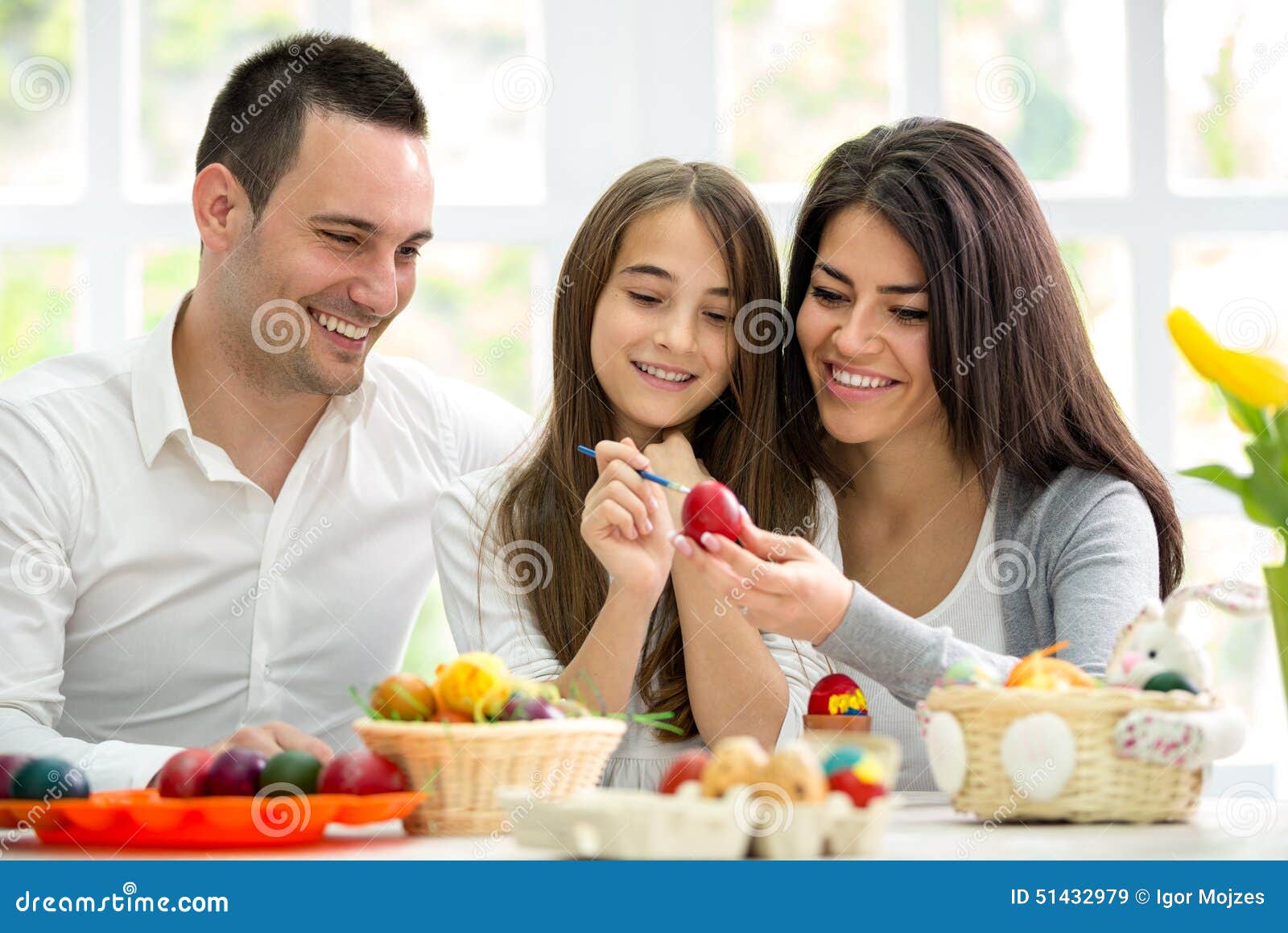 Easter family stock image. Image of creativity, eggs - 51432979