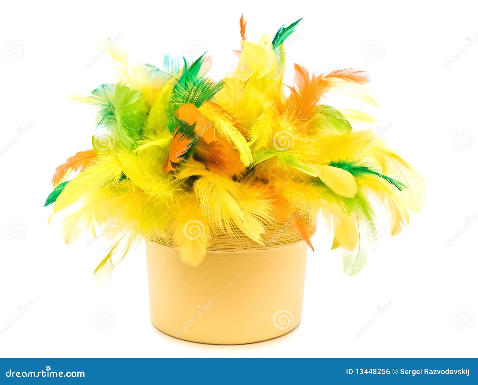 Easter feathers stock photo. Image of plumage, season - 13448256