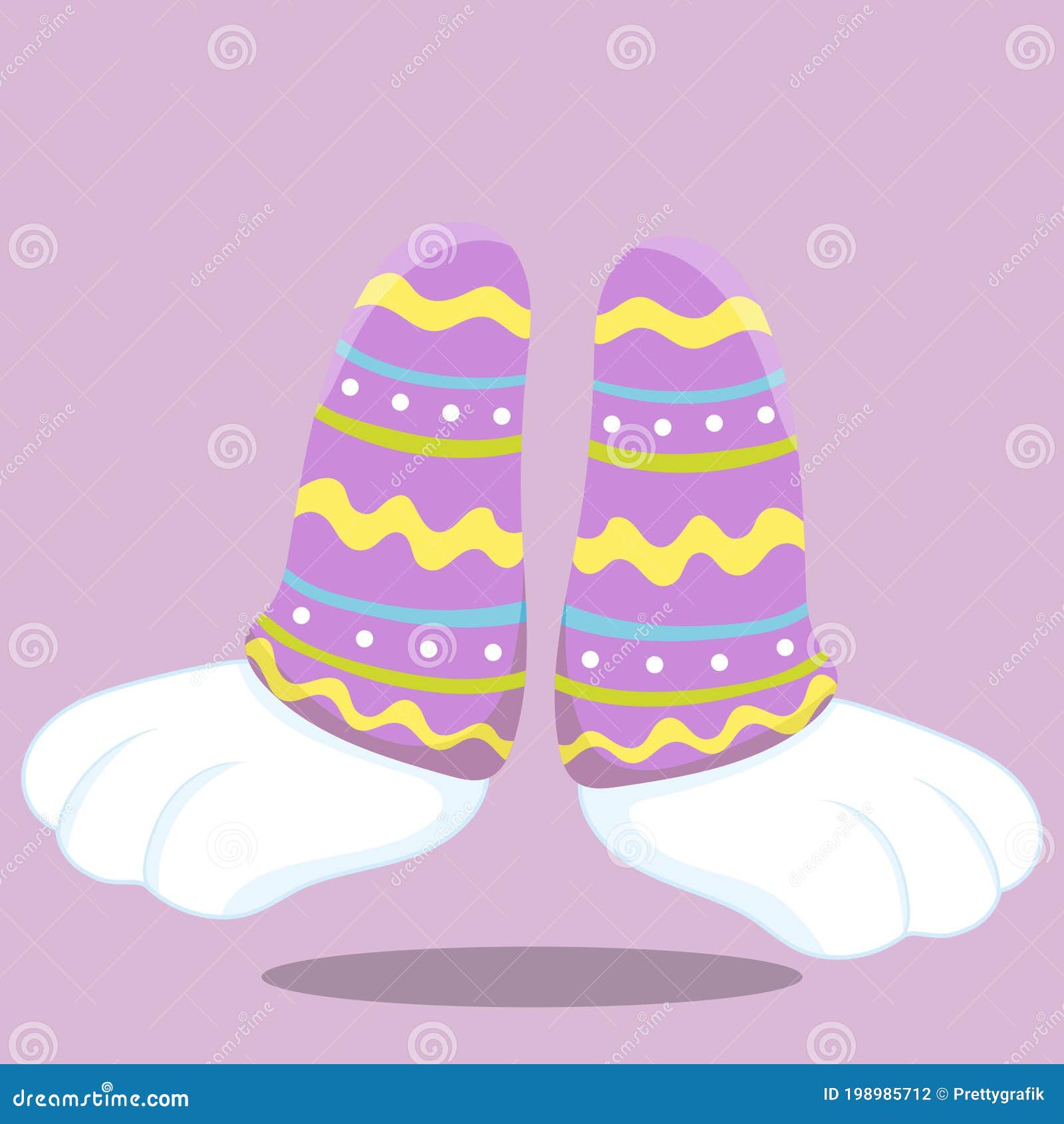 Purple Rabbit Laughing Head Emoticon. Doodle Icon Image Vector ...