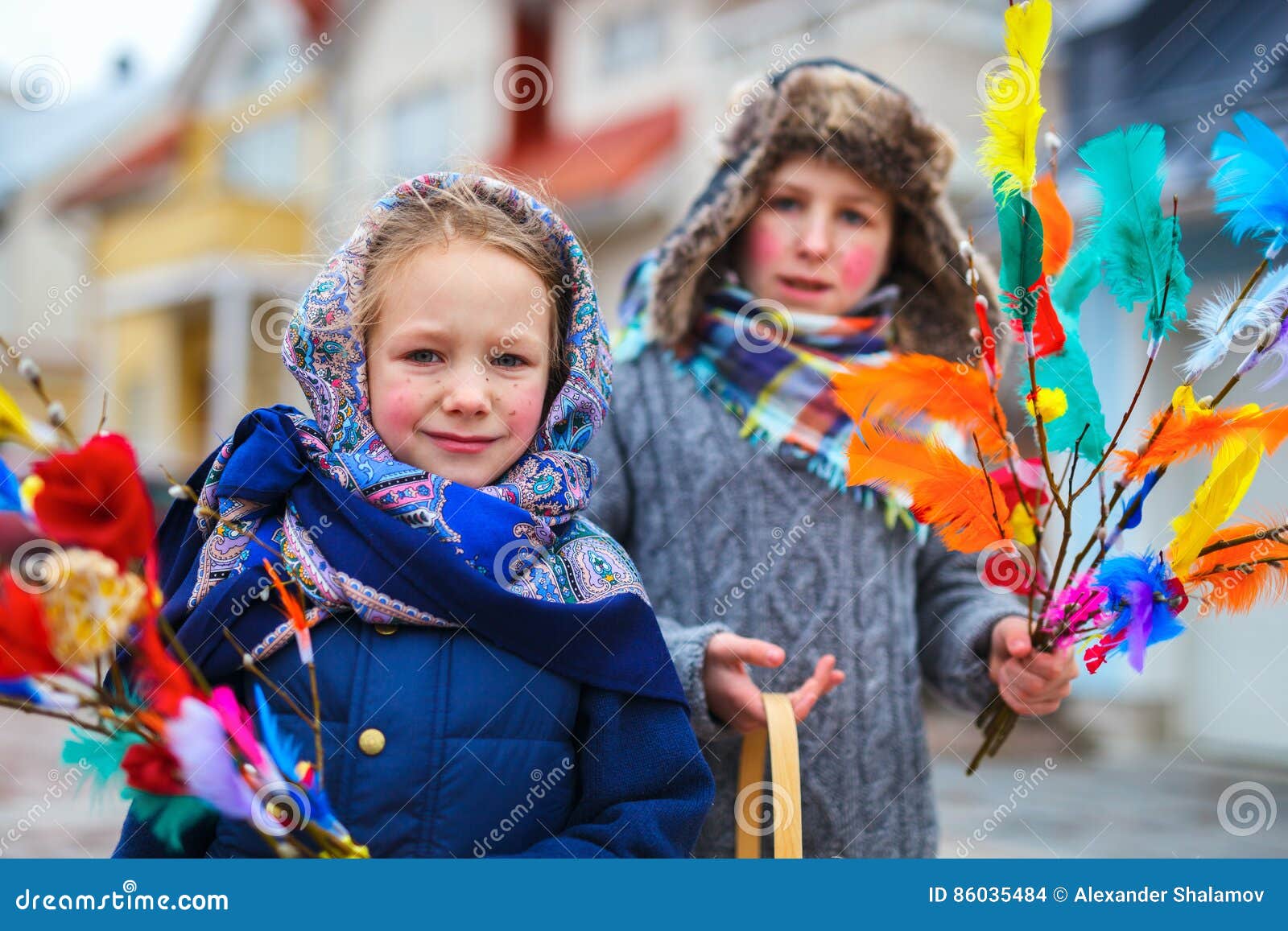 Easter in Finland stock photo. Image of little, color - 86035484